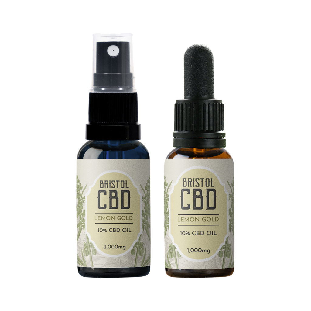 10% Gold CBD Oil | Lemon Flavour | Bristol CBD Oil | Buy CBD